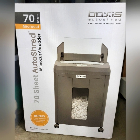 Boxis | Other | New Boxis Autoshred 7sheet Auto Feed Microcut Paper ...